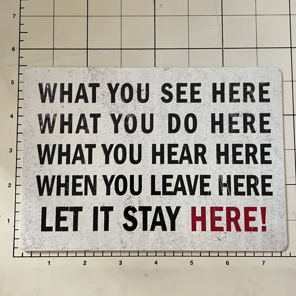 Accents | Manhattan Project Tin Sign | Poshmark